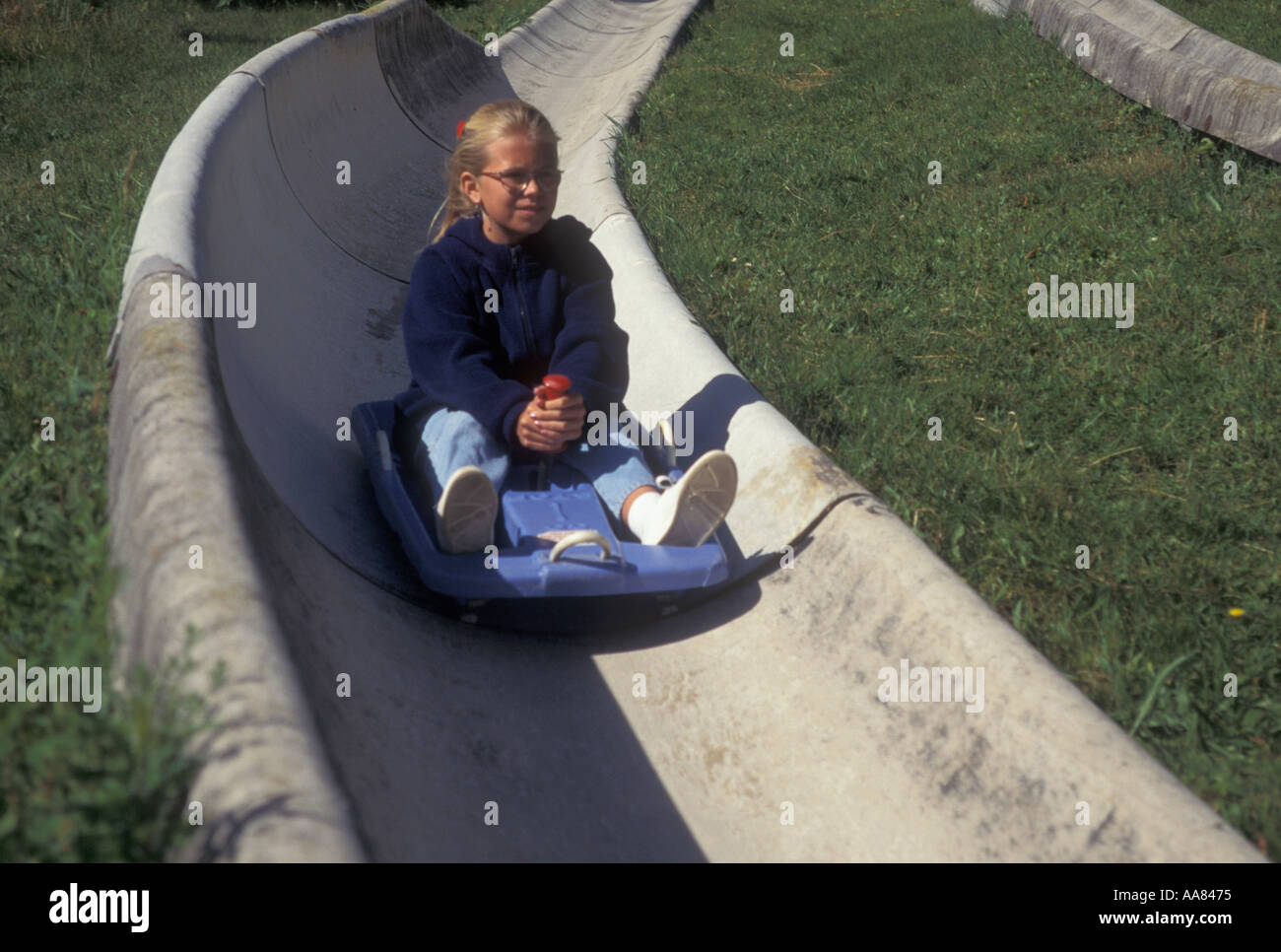 Alpine slide hi-res stock photography and images - Alamy