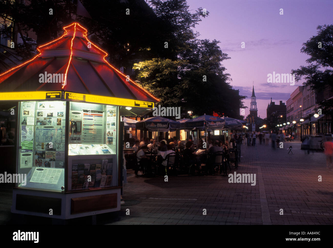 Burlington church street marketplace hi-res stock photography and ...
