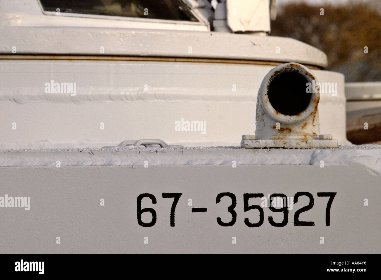 Serial number on a military vehicle at Moose Jaw Armories in scenic ...