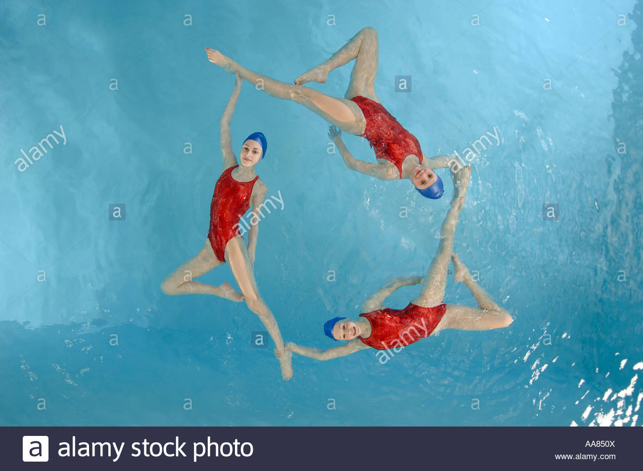 Synchronized Swimming Team Stock Photos & Synchronized Swimming Team ...