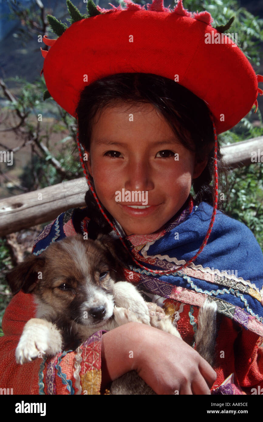 Native inca incan girl child hi-res stock photography and images - Alamy