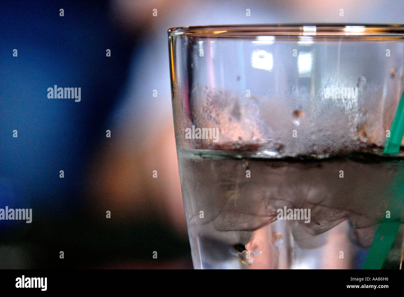 Ice Floating In Glass