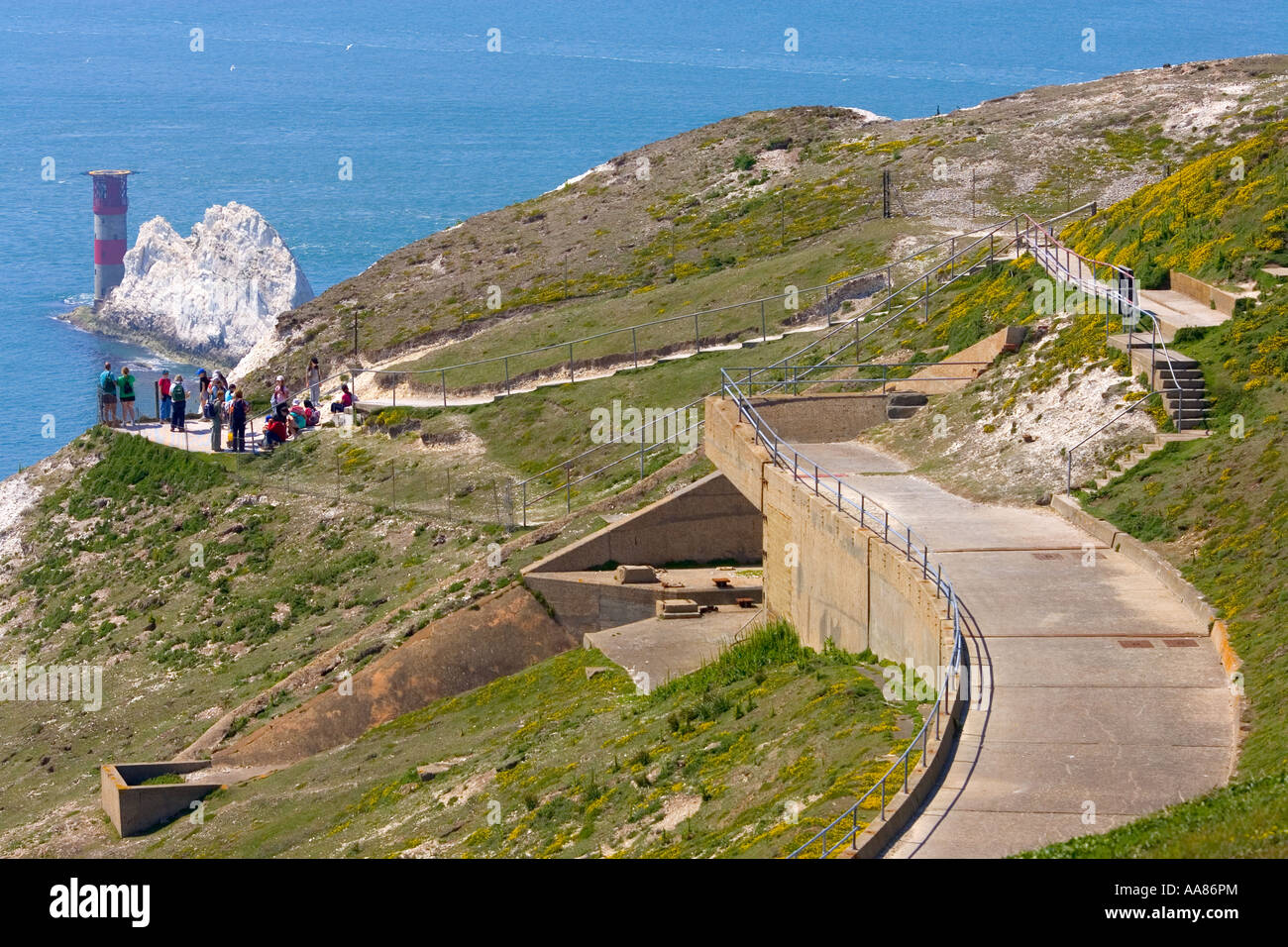 The Needles Isle of Wight England UK Great Britain Stock Photo - Alamy