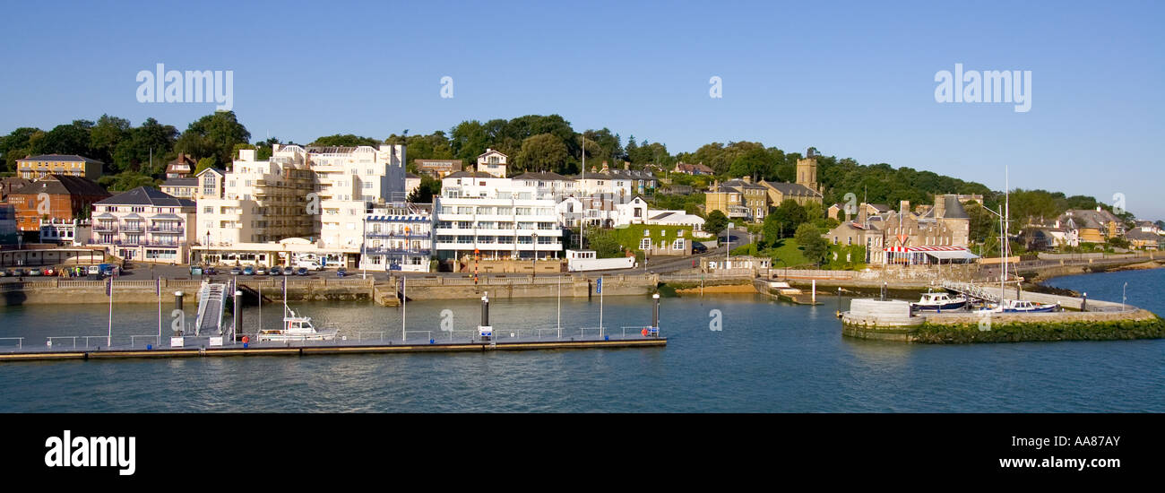 The Royal Yacht Squadron Cowes seafront Isle of Wight England UK Great ...