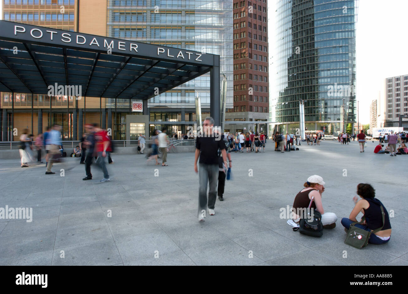 Potsdamer Platz in the centre of Berlin Stock Photo - Alamy