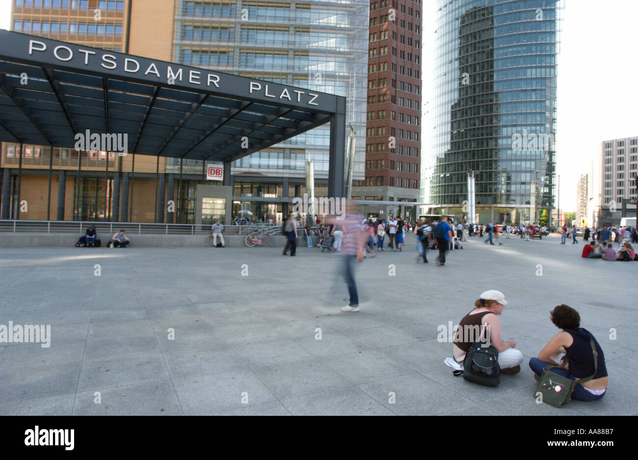 Potsdamer Platz in the centre of Berlin Stock Photo - Alamy