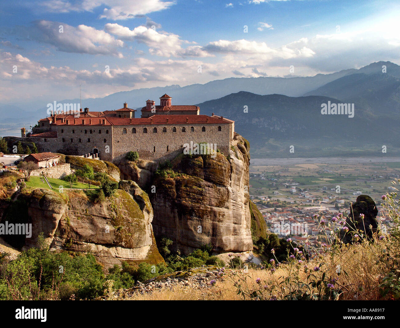 Holy monastery agios stefanos meteora hi-res stock photography and ...