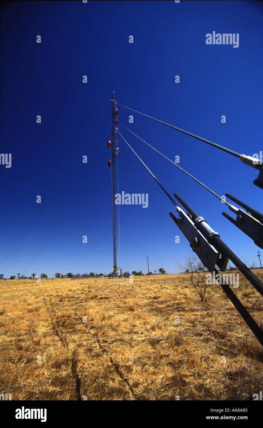Telstra microwave tour Queensland Australia Stock Photo - Alamy
