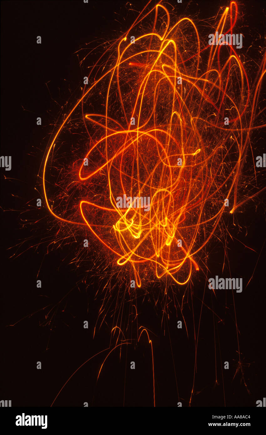 abstract pattern fire works Stock Photo - Alamy