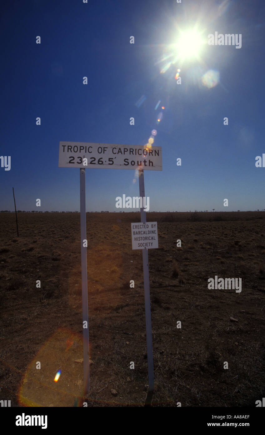 Tropic of Capricorn Stock Photo - Alamy