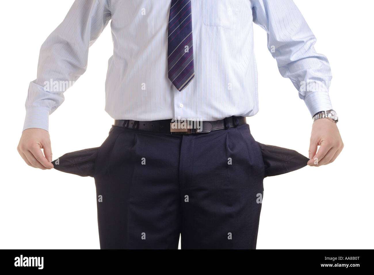 Bankrupt business person Stock Photo - Alamy