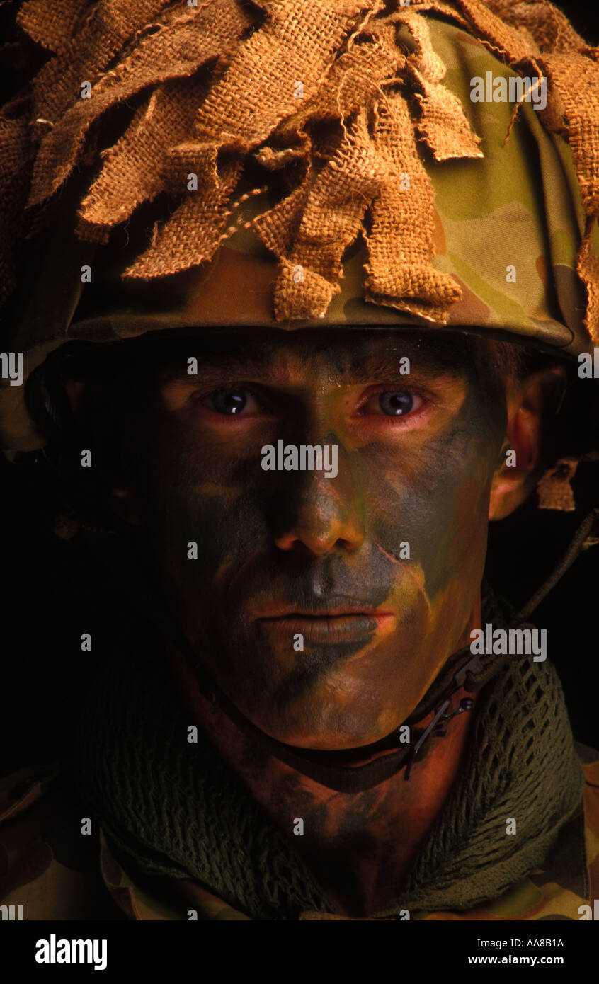Australian army soldier in camo gear 1157 Stock Photo - Alamy