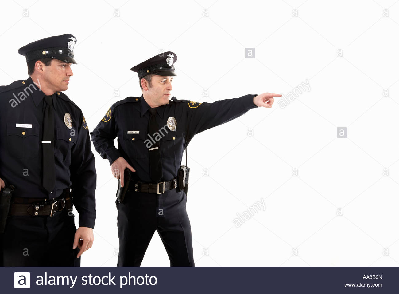 Police Officer Pointing Finger Stock Photos & Police Officer Pointing ...