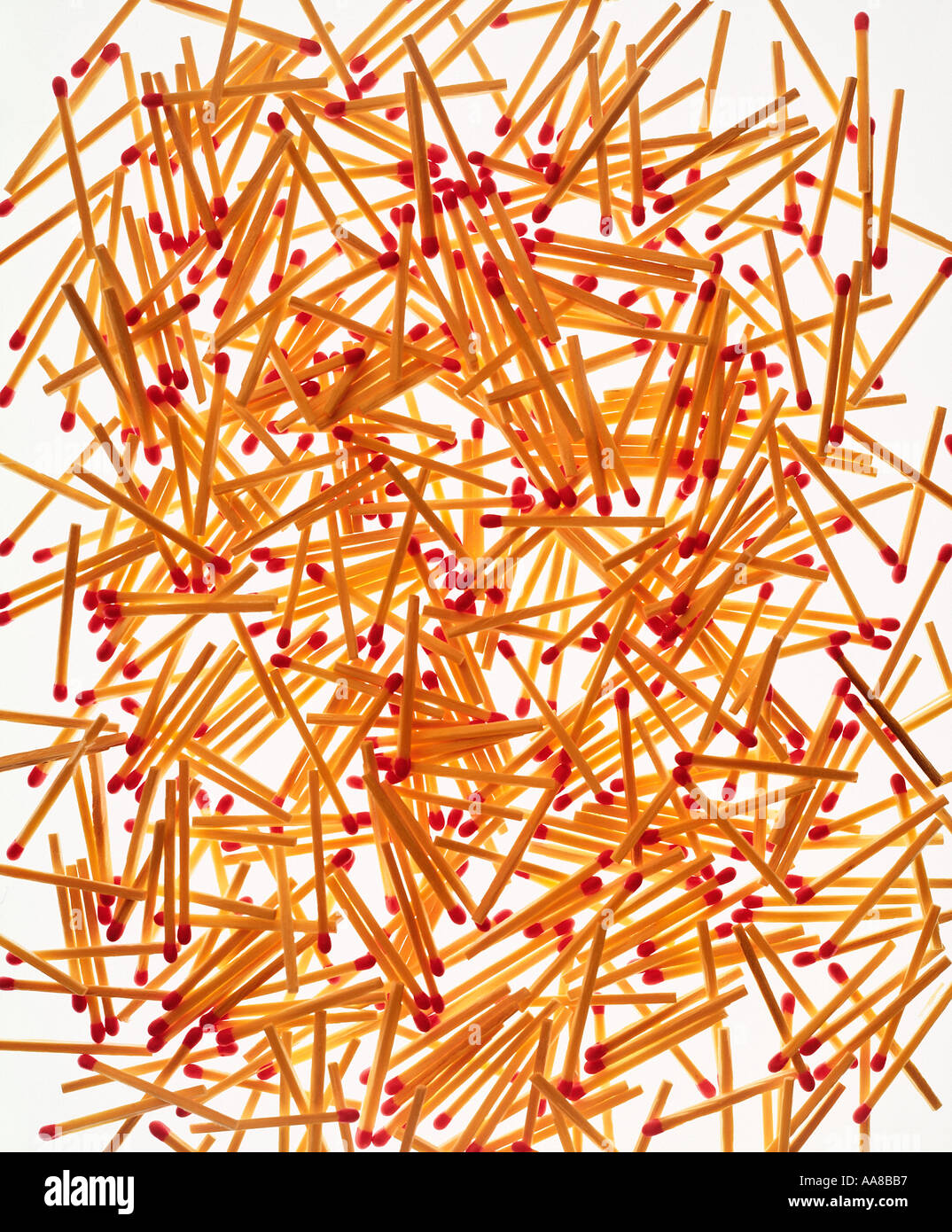 ABSTRACT ARRANGEMENT OF MATCH STICKS Stock Photo - Alamy