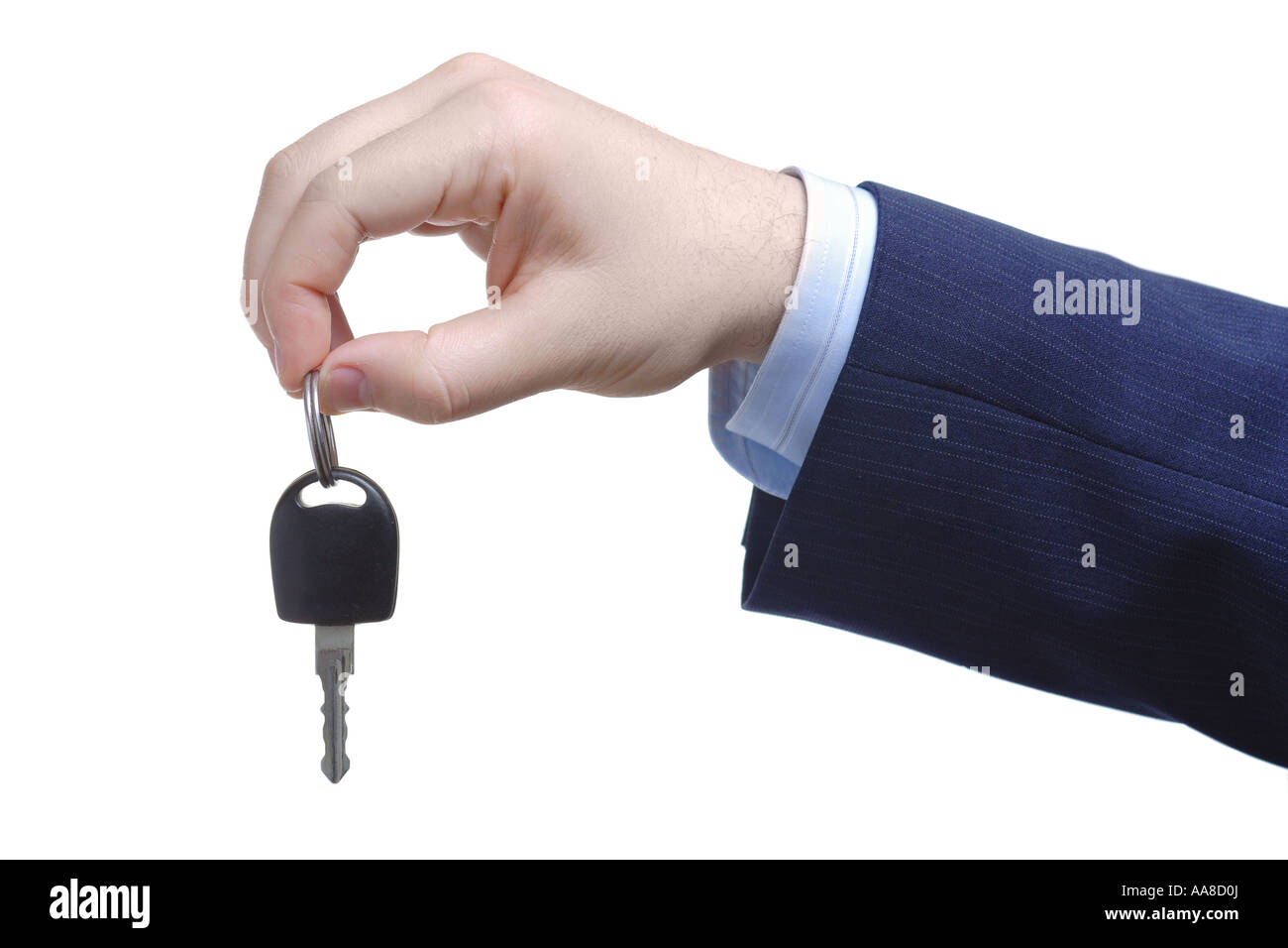 Hand holding a car key Stock Photo - Alamy