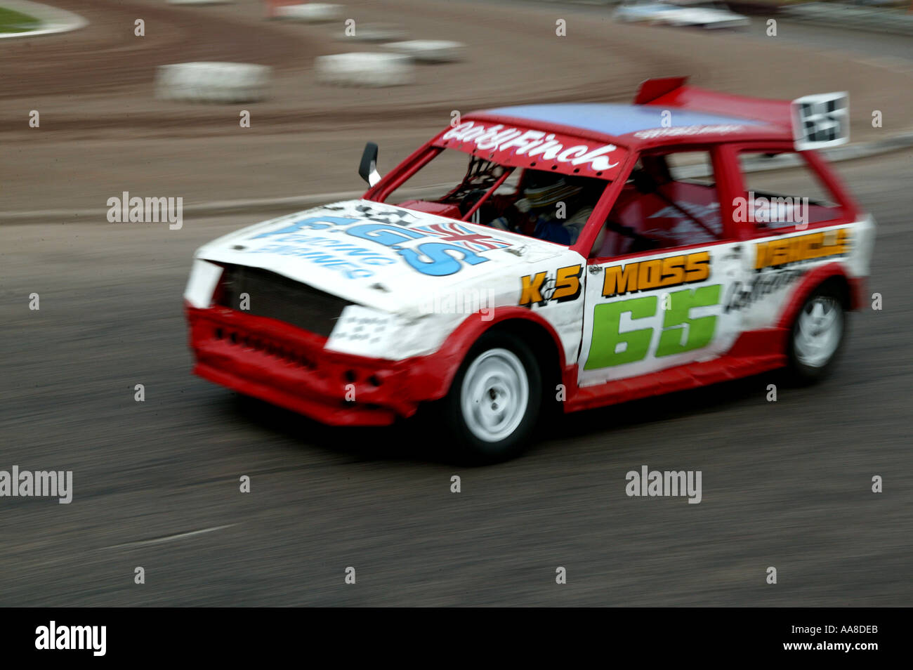 Stock Car Racing at Essex Arena England UK Stock Photo - Alamy