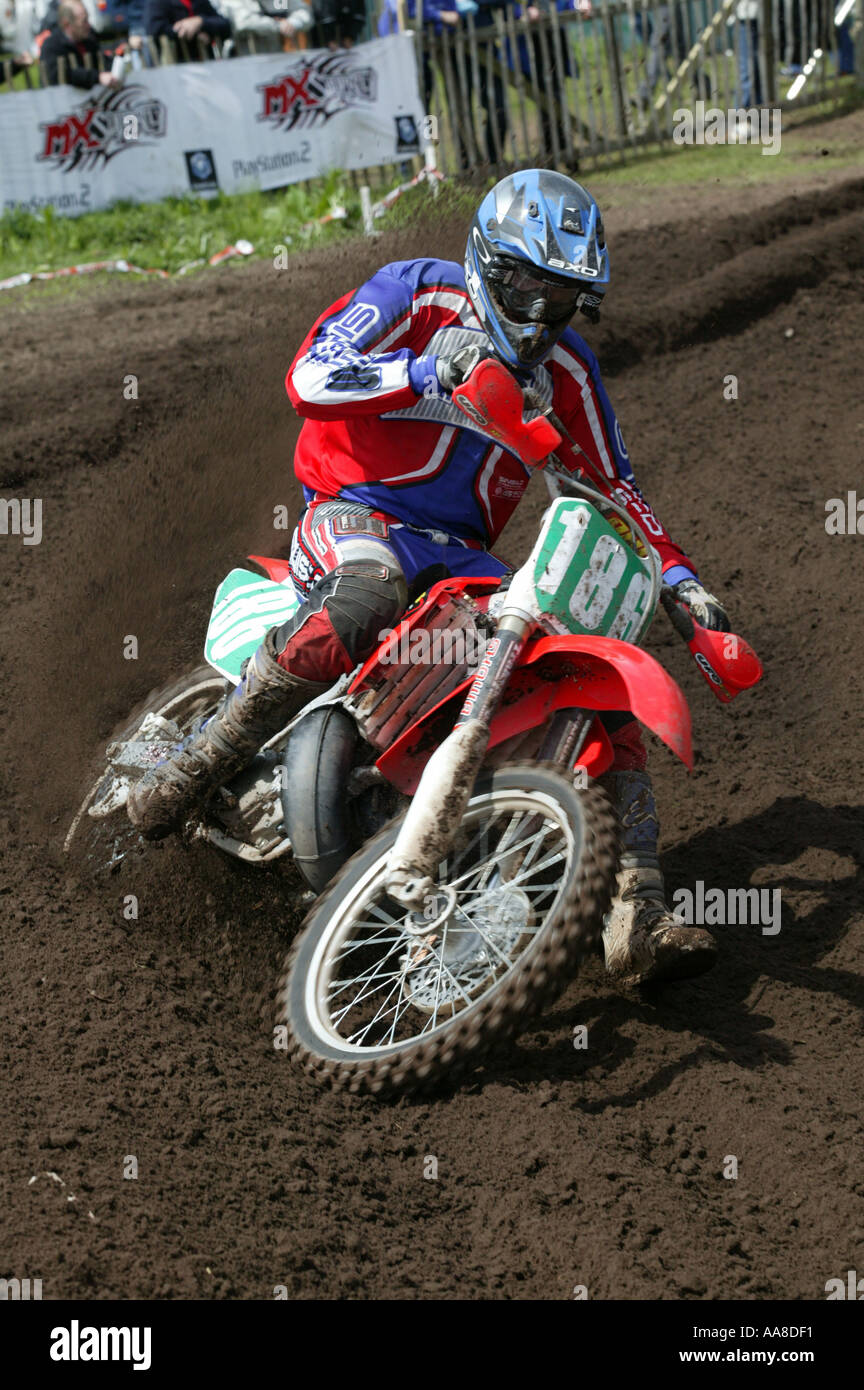 British motocross championship racing hawkstone hi-res stock ...
