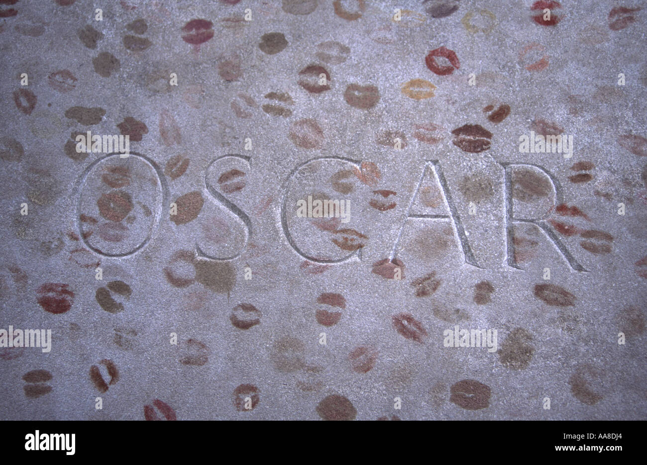 The Tombstone of Oscar Wilde in Pere Lachaise cemetary. It has become ...