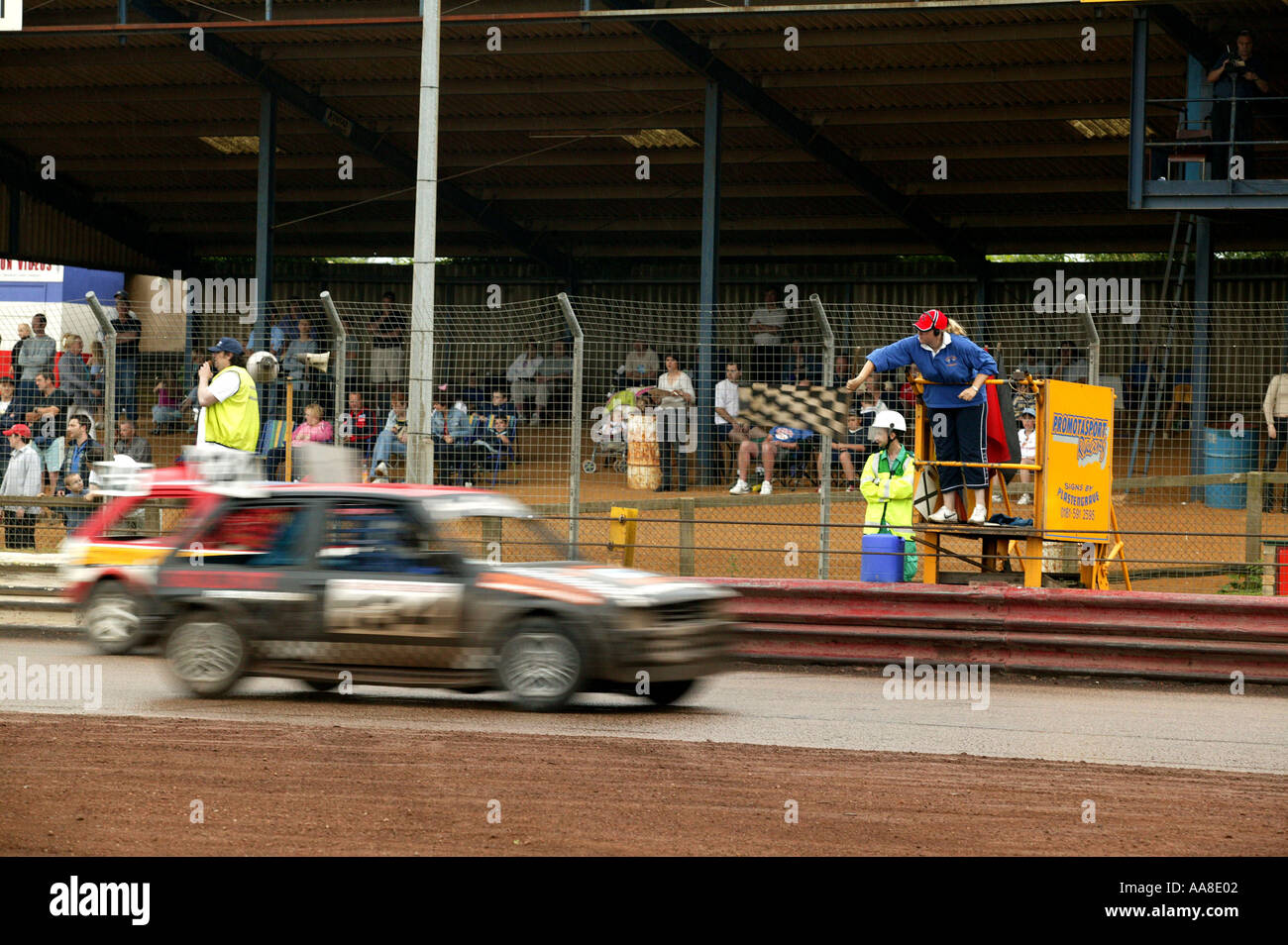 Stock Car Racing at Essex Arena Stock Photo - Alamy