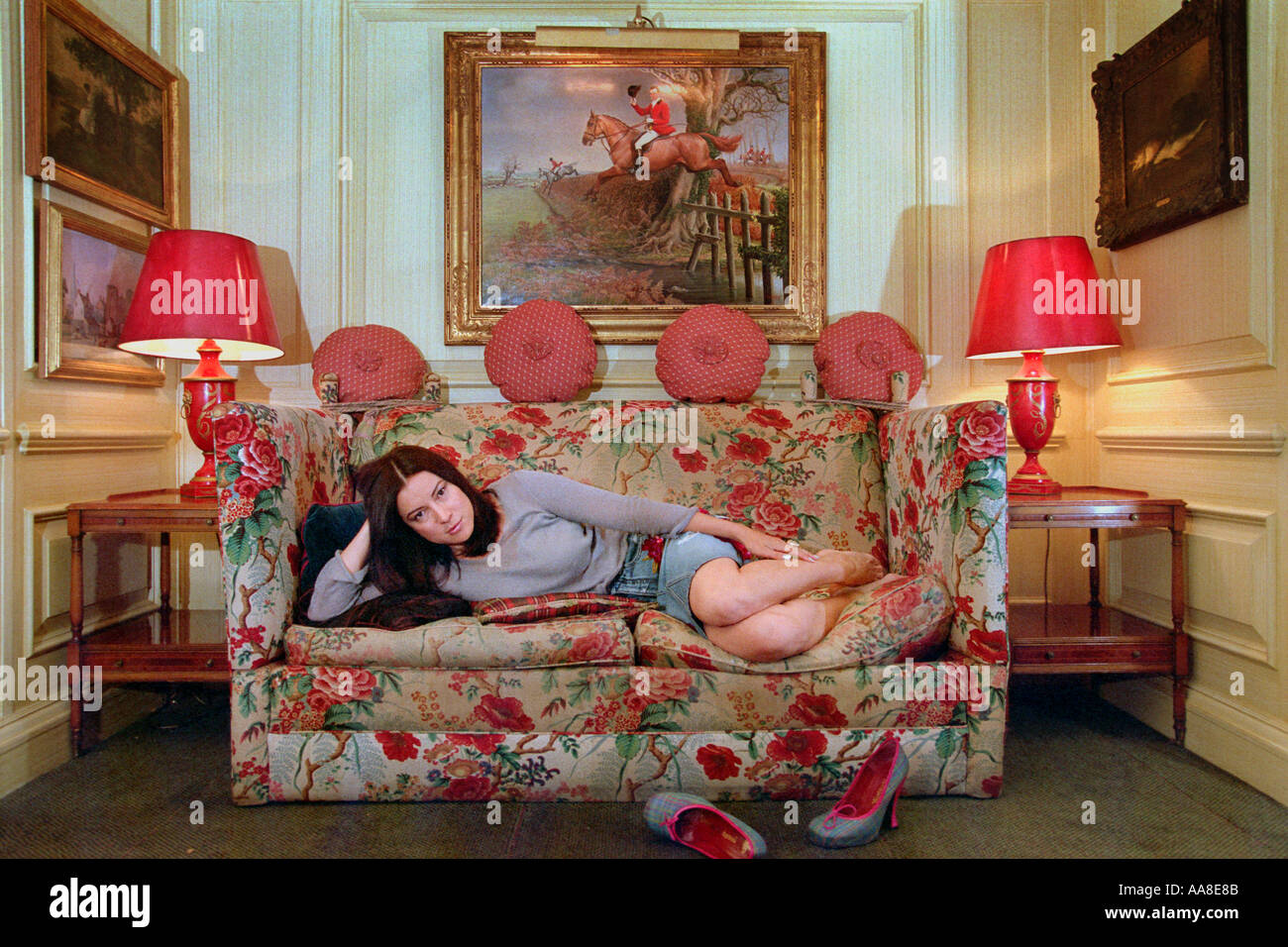 London 10 6 99 Actress Jennifer Tilley Stock Photo - Alamy