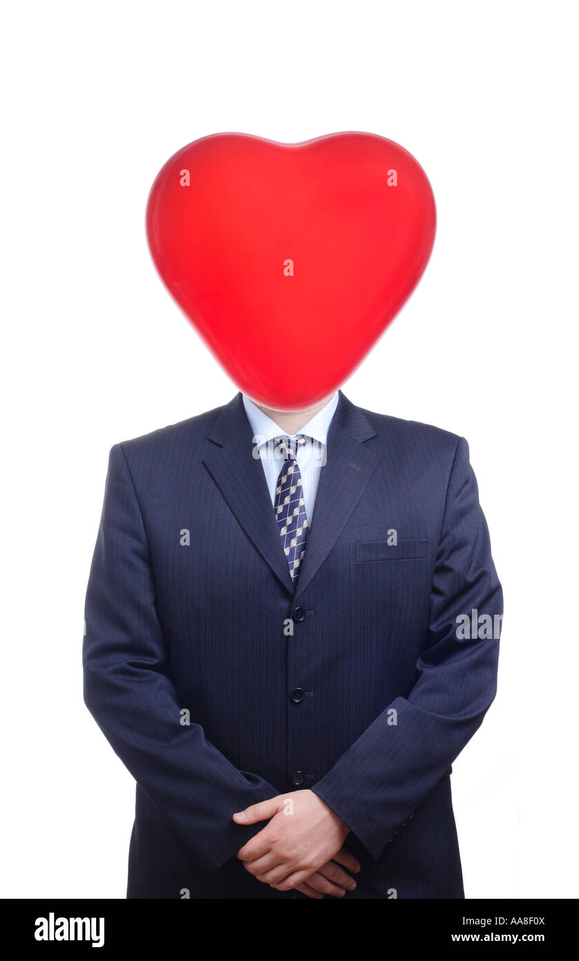 Man in love balloon Cut Out Stock Images & Pictures - Alamy
