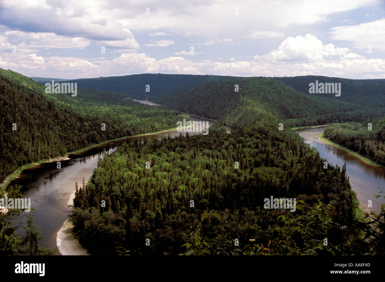 Oxbow restigouche river hi-res stock photography and images - Alamy