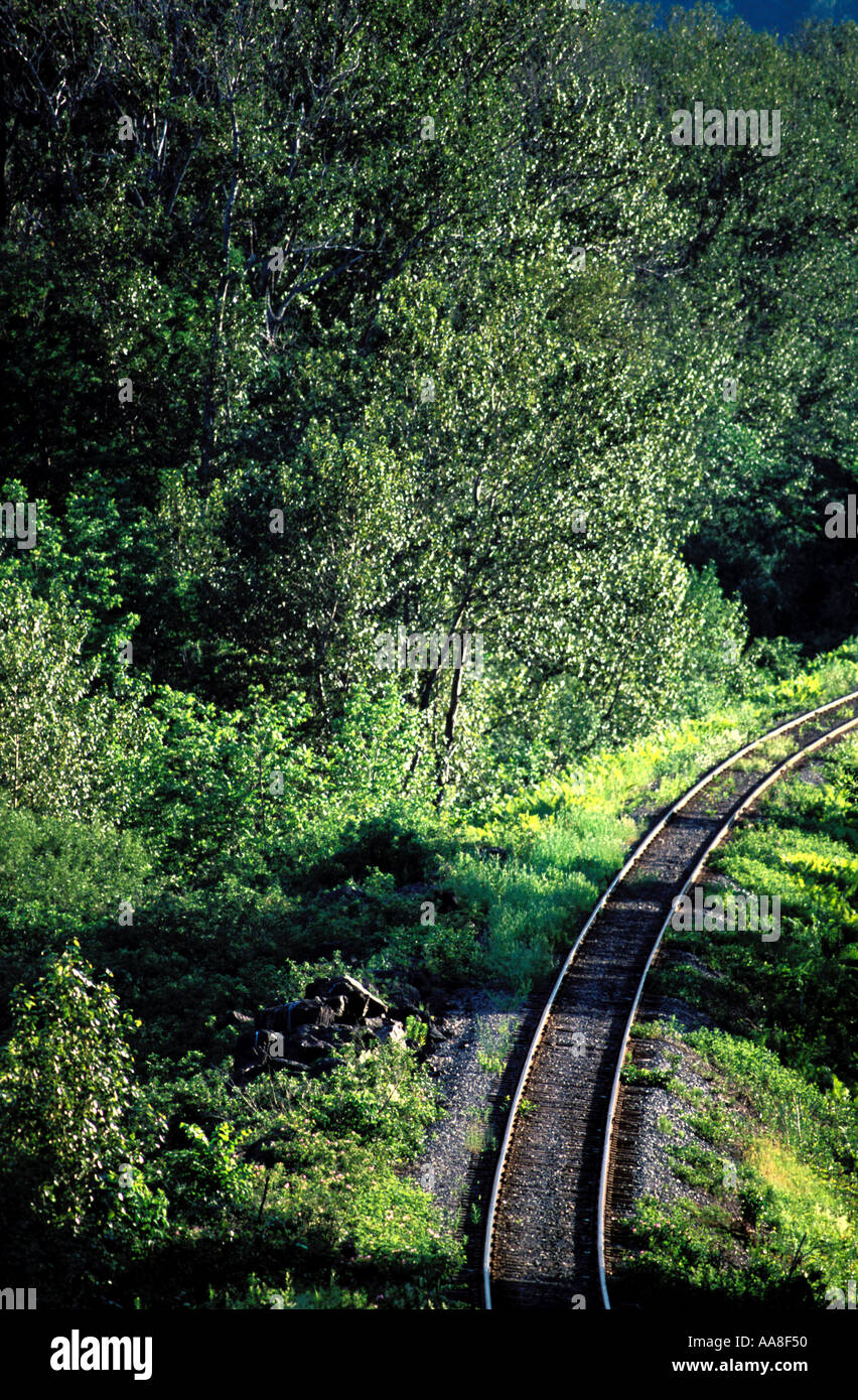 Aerial view railroad tracks through hi-res stock photography and images ...