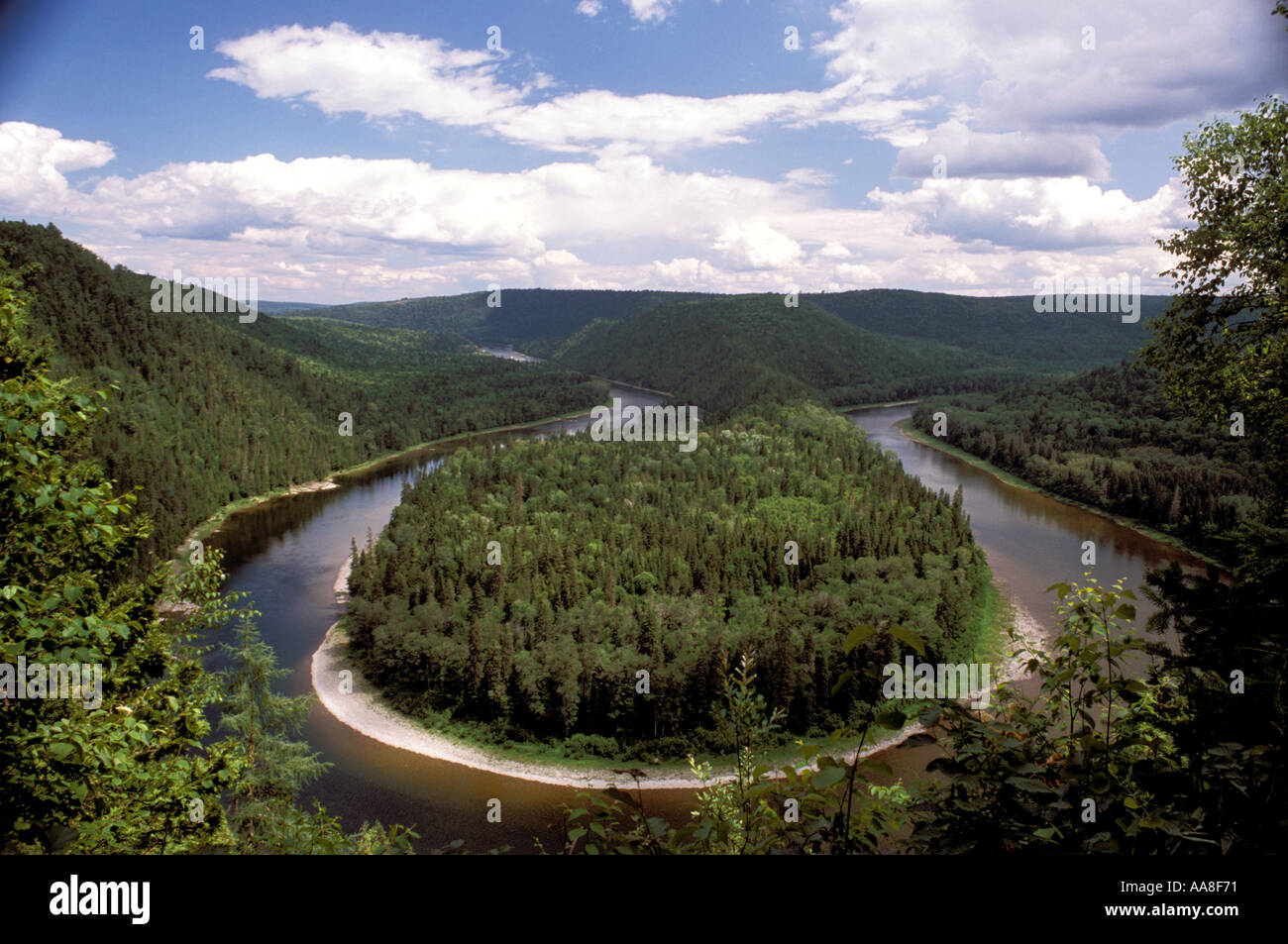 Oxbow restigouche river hi-res stock photography and images - Alamy