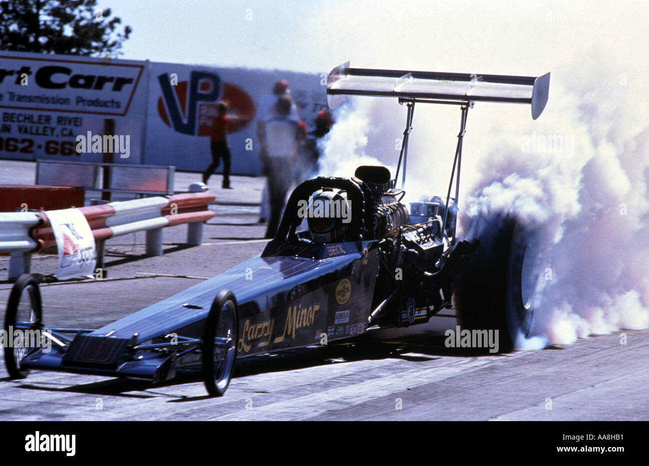 Dragster drag racing Santa Pod raceway USA Stock Photo - Alamy