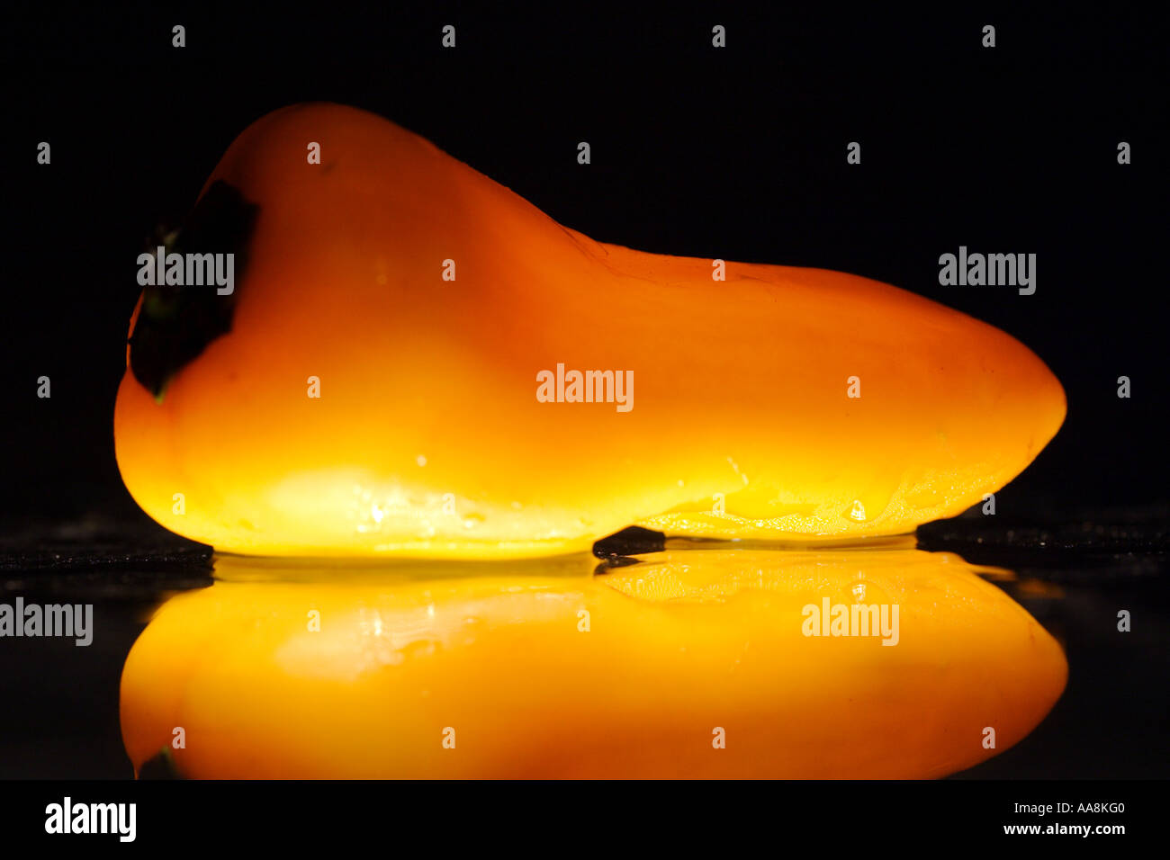 HOT AND SPICY CAPSICUM HORIZONTAL BAPDB7334 Stock Photo - Alamy