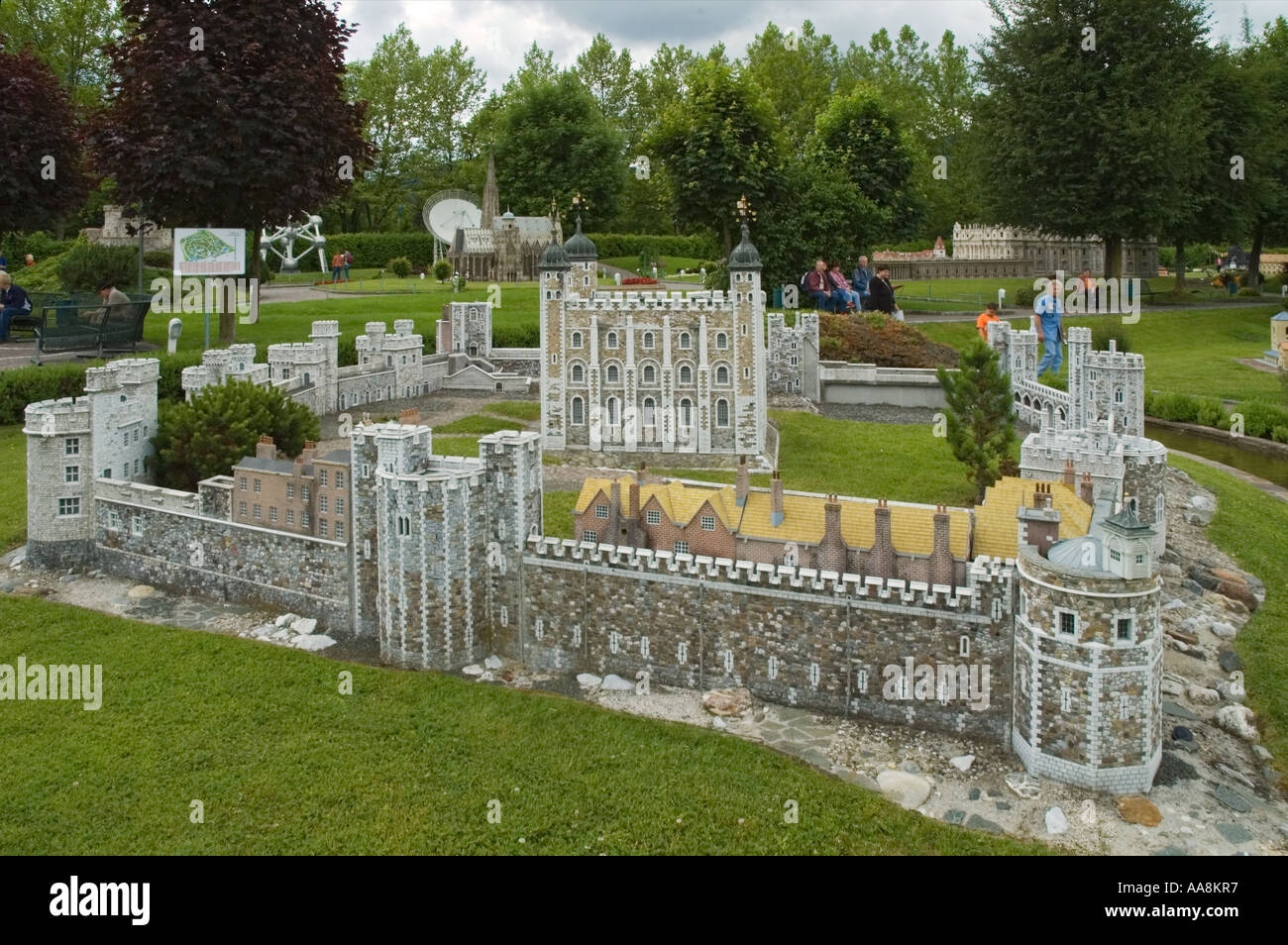 Austria Klagenfurt Minimundus Miniature Park model of Tower of London ...
