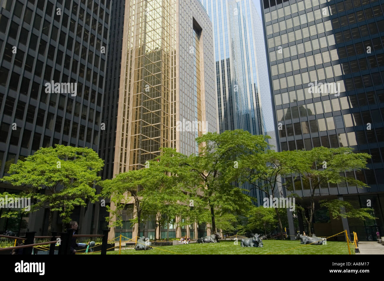 Highrise glass towers in Downtown Toronto Canada Stock Photo - Alamy