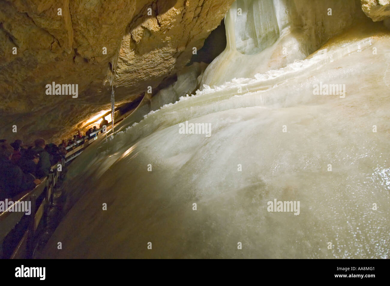 Austria Dachstein Ice Cave Stock Photo - Alamy