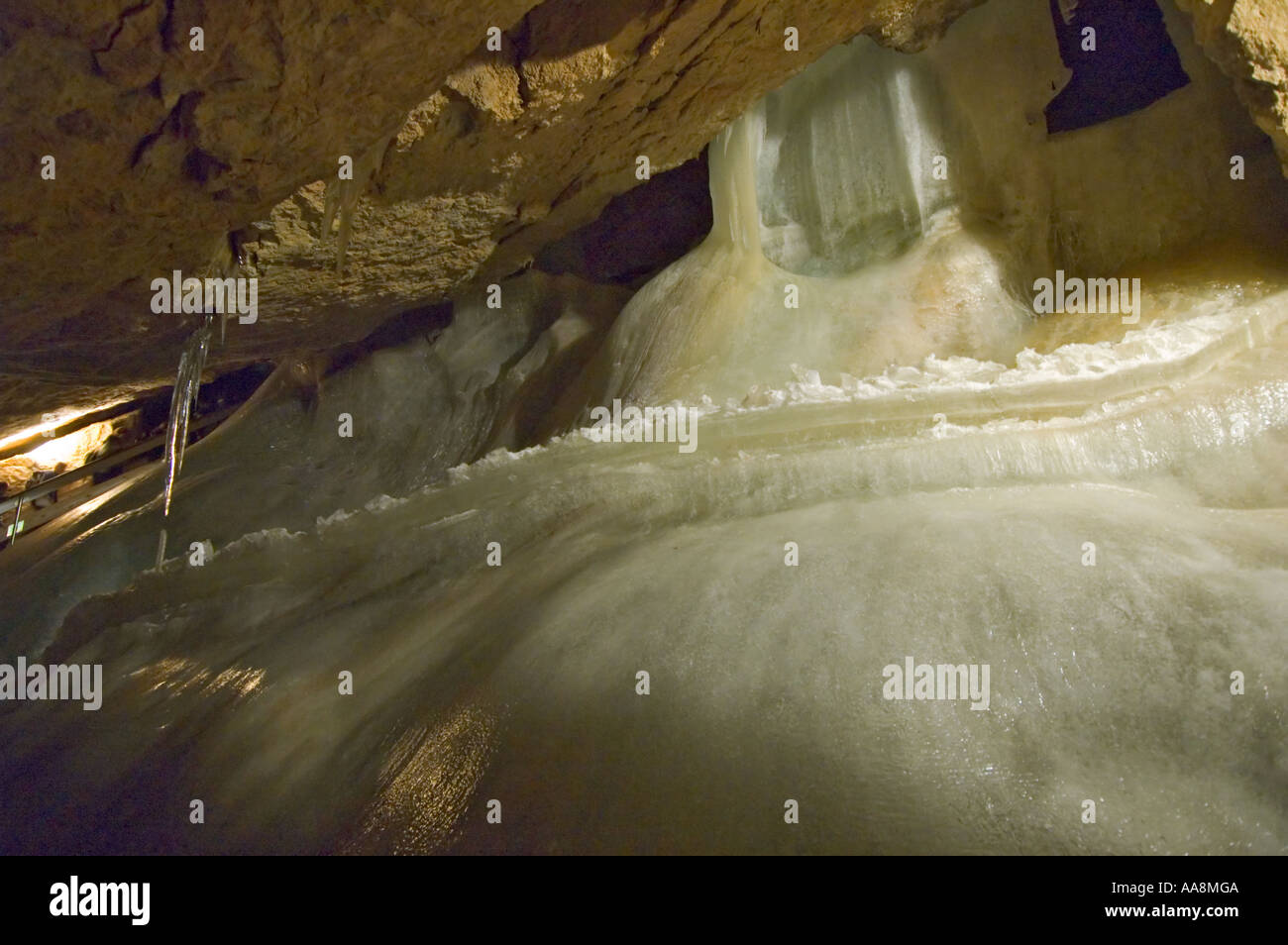 Austria Dachstein Ice Cave Stock Photo - Alamy