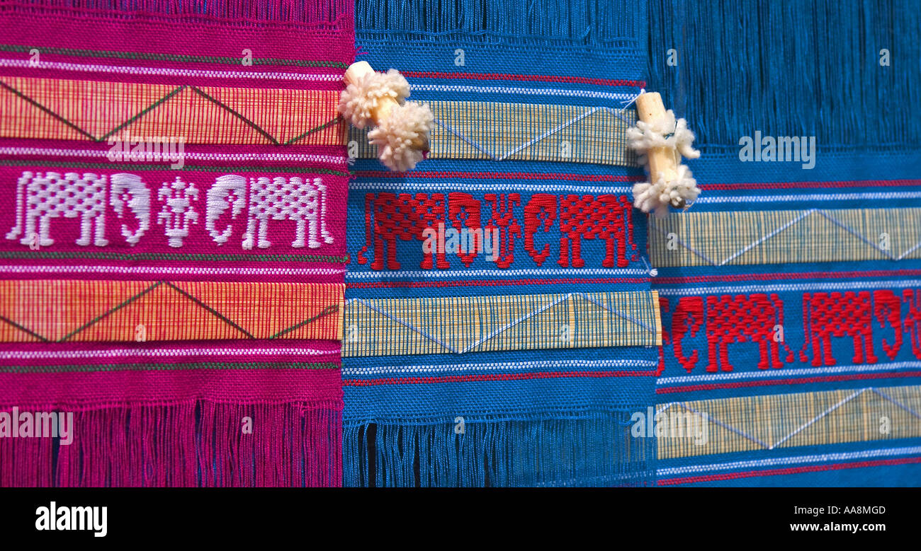 Fabric Lampang Chiang Mai Thailand Stock Photo - Alamy