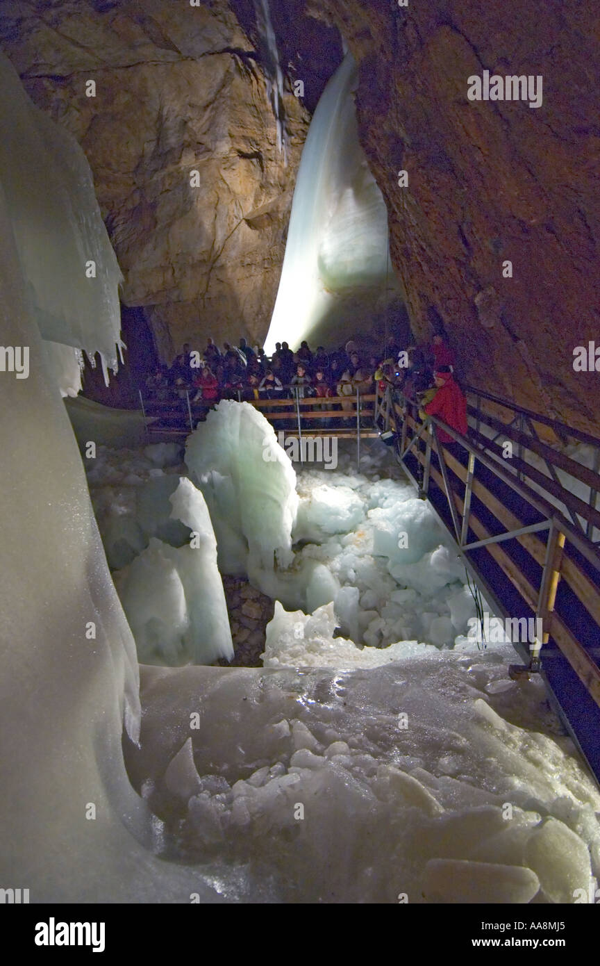 Austria Dachstein Ice Cave Stock Photo - Alamy