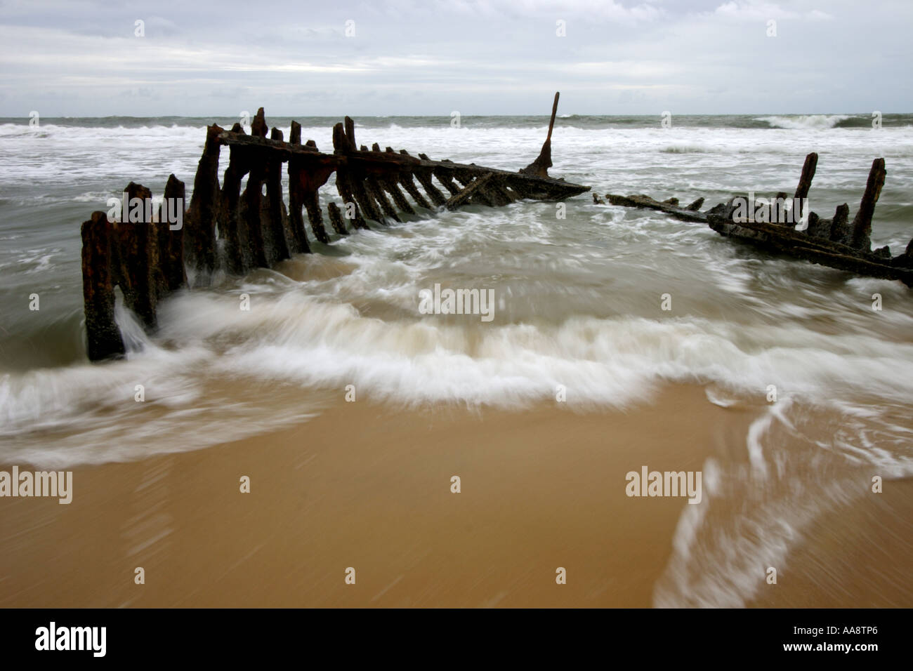 WRECK OF THE SS DICKY SUNSHINE COAST QUEENSLAND AUSTRALIA HORIZONTAL ...