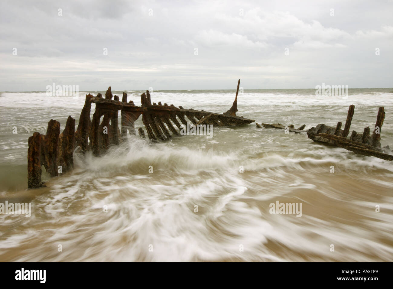 WRECK OF THE SS DICKY SUNSHINE COAST QUEENSLAND AUSTRALIA HORIZONTAL ...