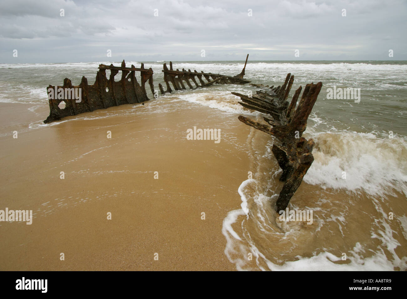 WRECK OF THE SS DICKY SUNSHINE COAST QUEENSLAND AUSTRALIA HORIZONTAL ...
