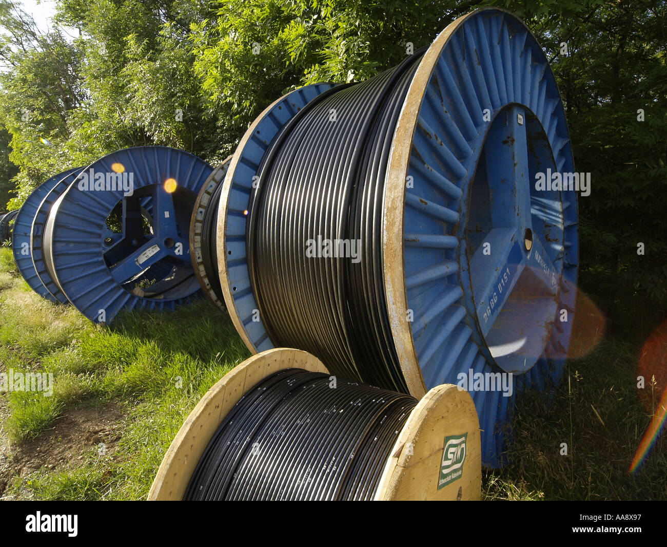cable roll, cable reel Stock Photo - Alamy