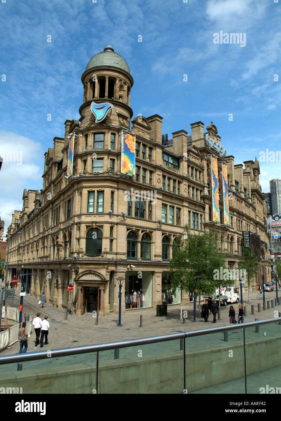 The Triange Exchange Square Manchester Stock Photo - Alamy