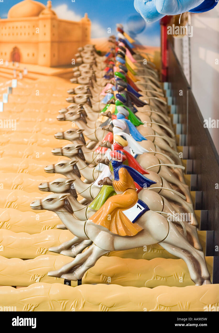 Camel racing machine Amusement arcade Golden Mile Blackpool Lancashire ...