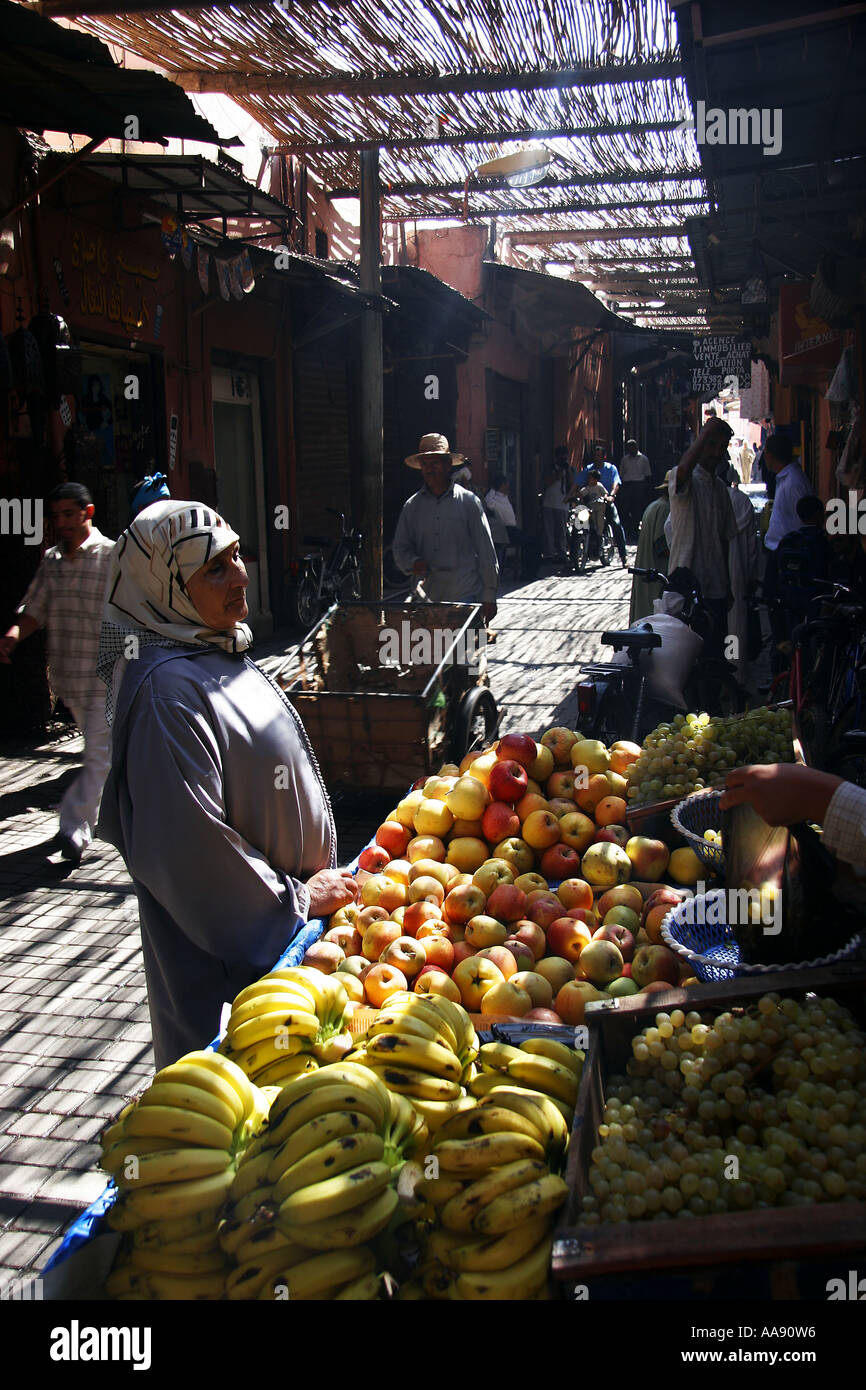 Marrakech marquet Zoco Morocco Stock Photo - Alamy