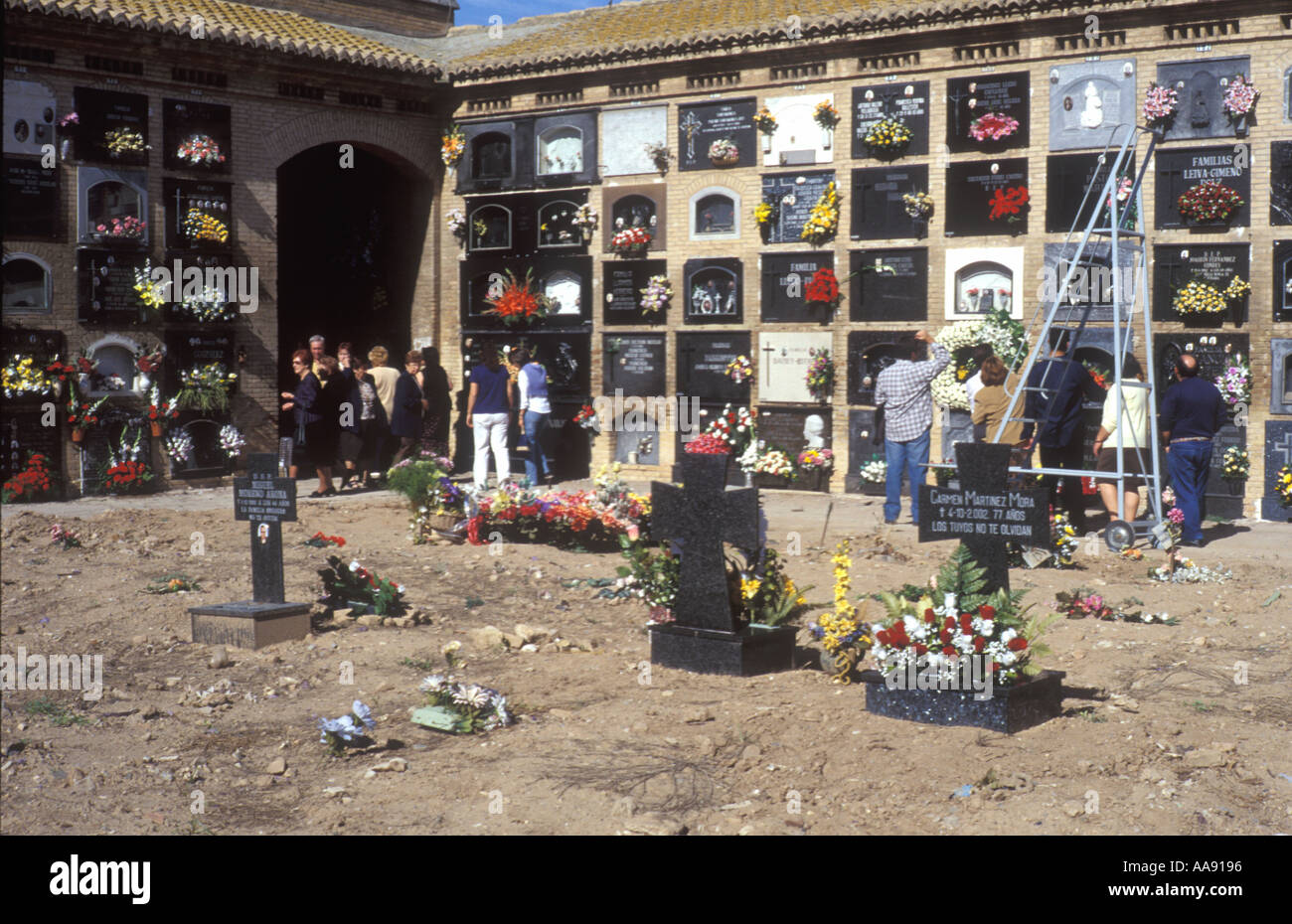 Graves and tombs All Souls Day LOCATION Cementerio Cabanyal Valencia ...