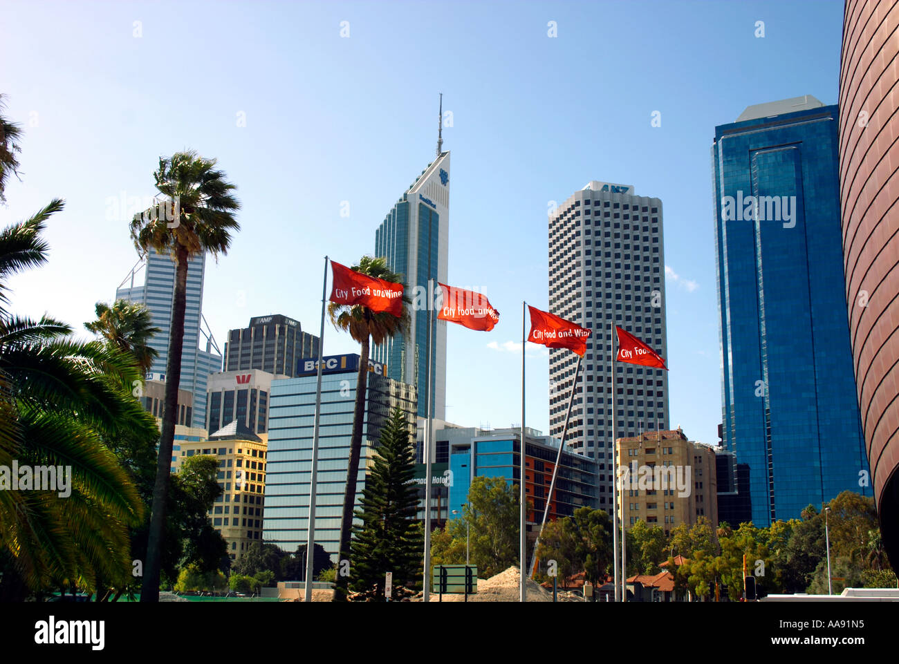 Perth Skyline W.A. Western Australia Stock Photo - Alamy