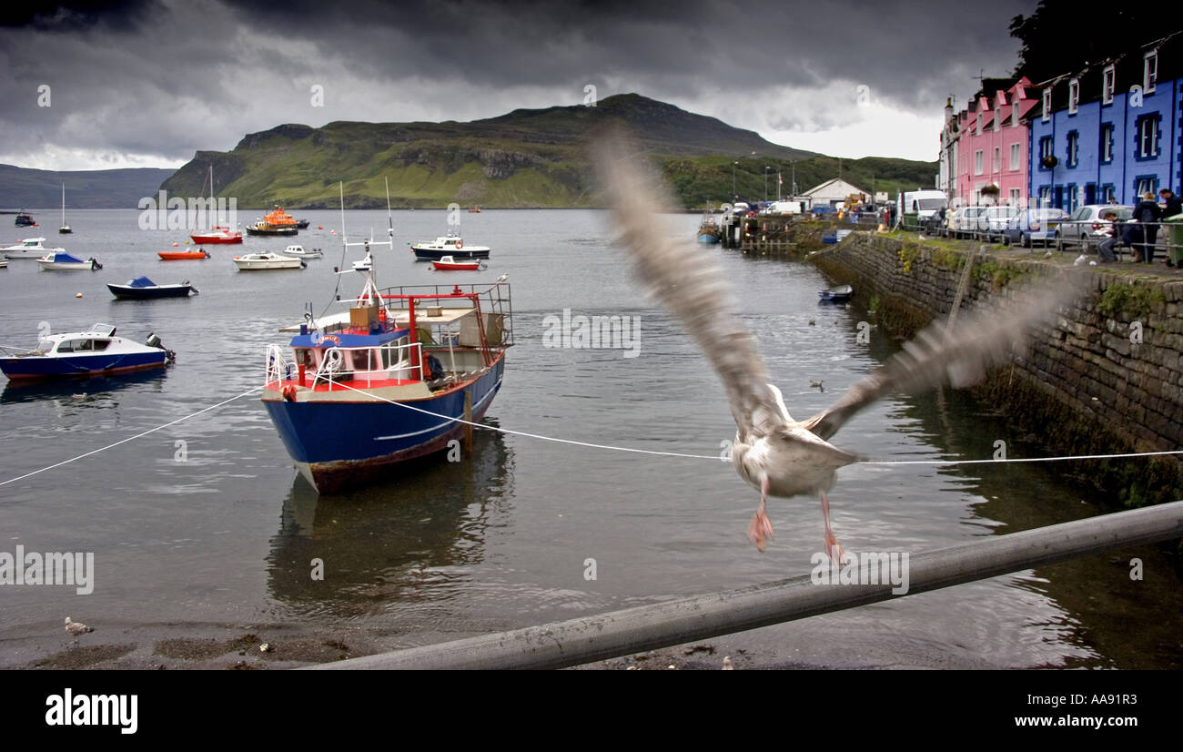 Portree waterfront isle skye scotland hi-res stock photography and ...