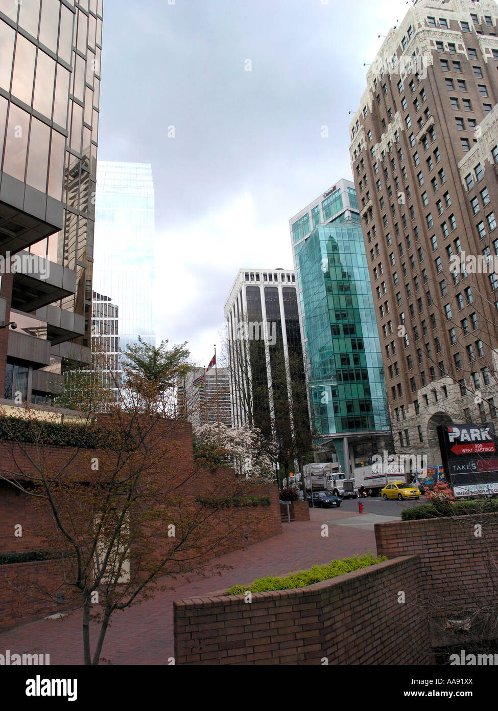 Burrard Street Vancouver Stock Photo - Alamy