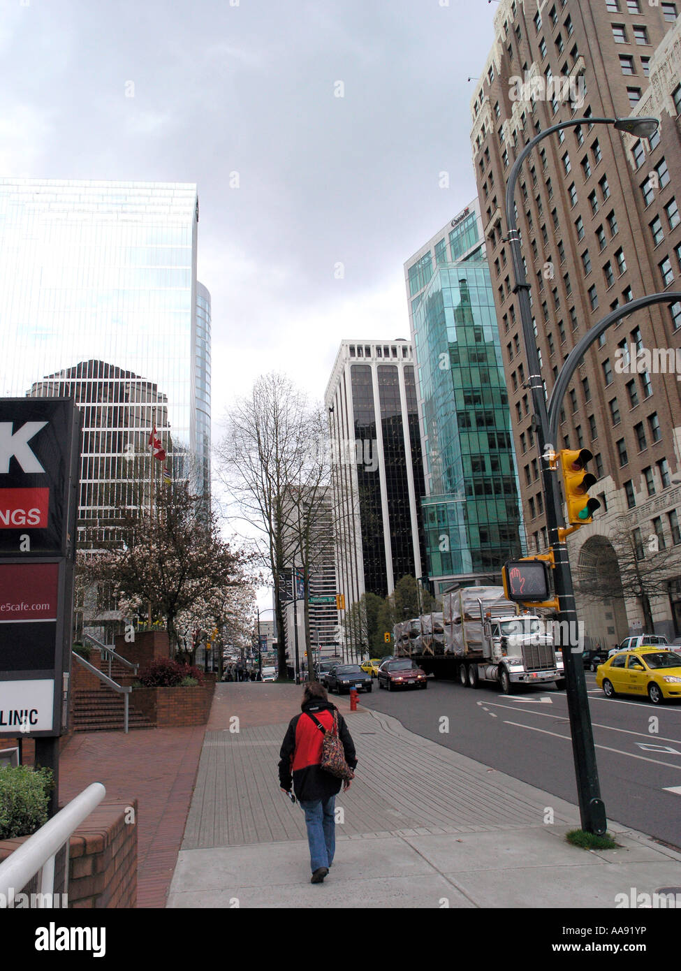 Burrard Street Vancouver Stock Photo - Alamy