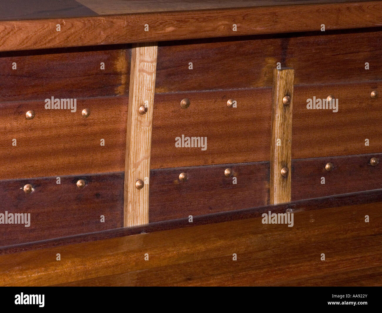 Clinker built dinghy Stock Photo - Alamy