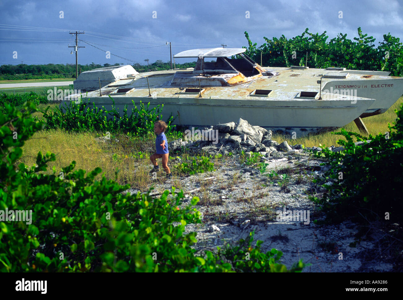 Donald Crowhurst s trimaran Teignmouth Electron on Cayman Brac Cayman ...